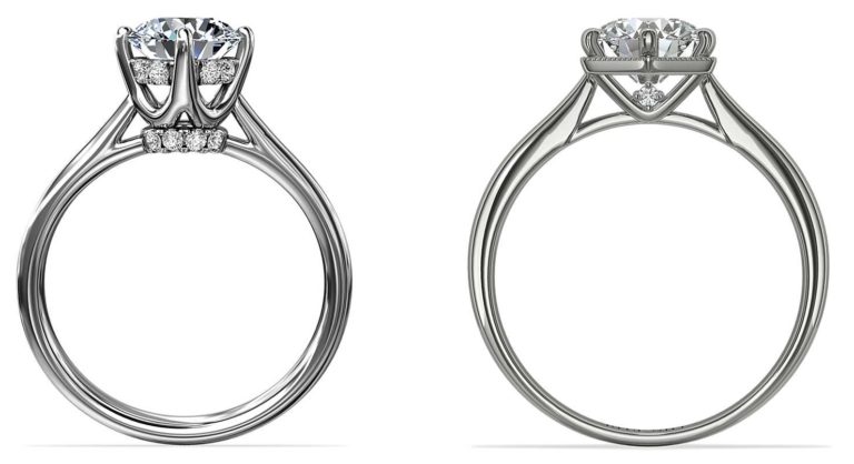 High Setting vs Low Setting Engagement Rings | Jewelry Guide