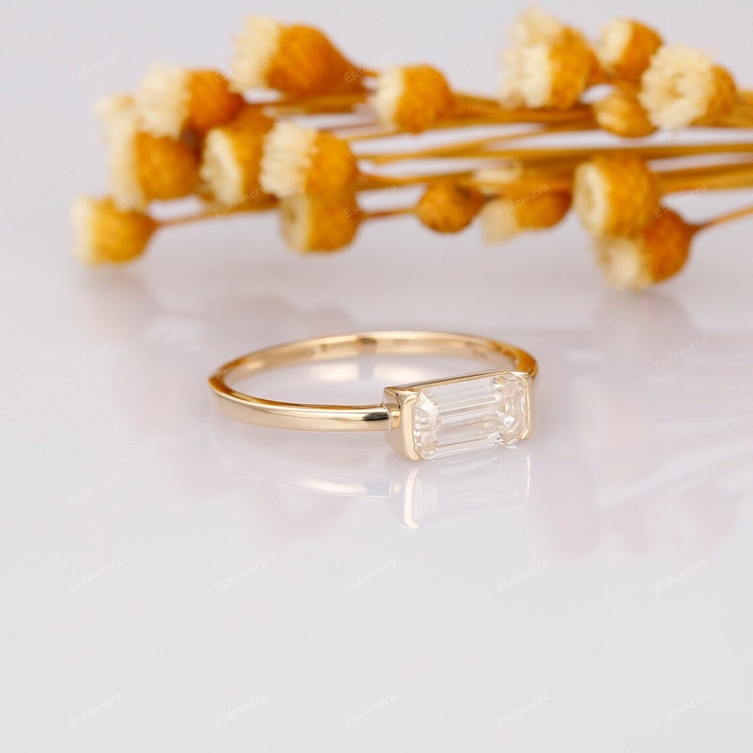 What Are East-West (Horizontal) Engagement Ring? 9 Stunning Styles