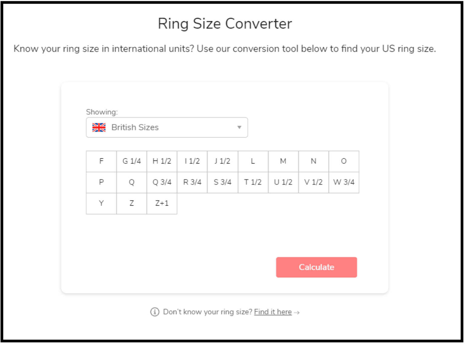 UK Ring Size vs. Other Ring Measurement Systems